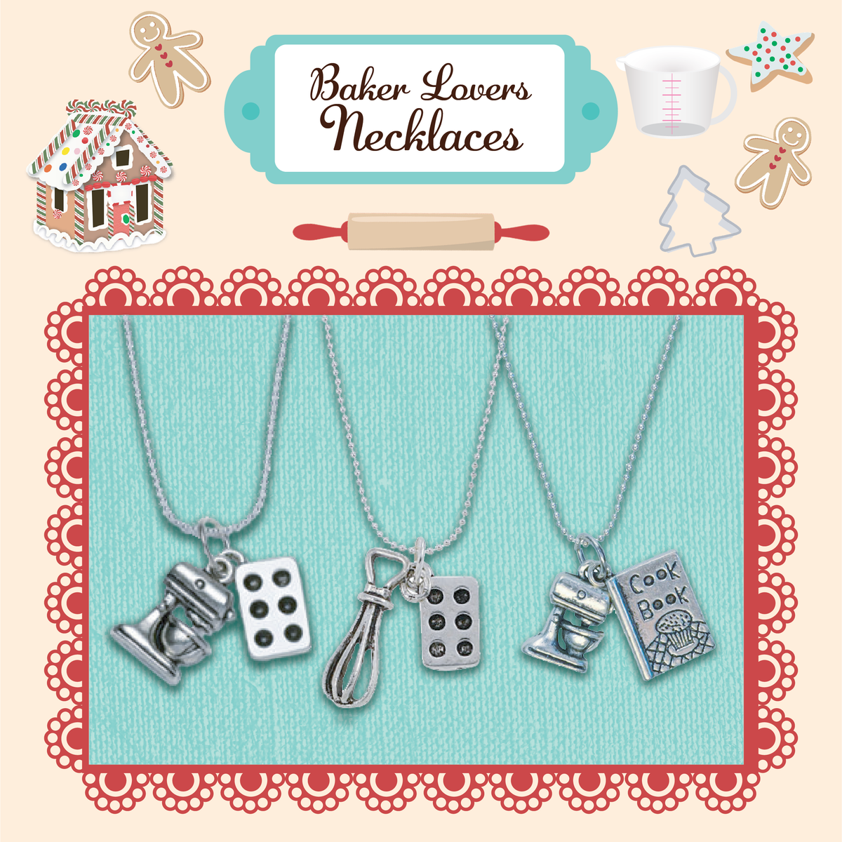 BAKER LOVERS NECKLACES-6 DESIGNS – Paradise Beach Apothecary