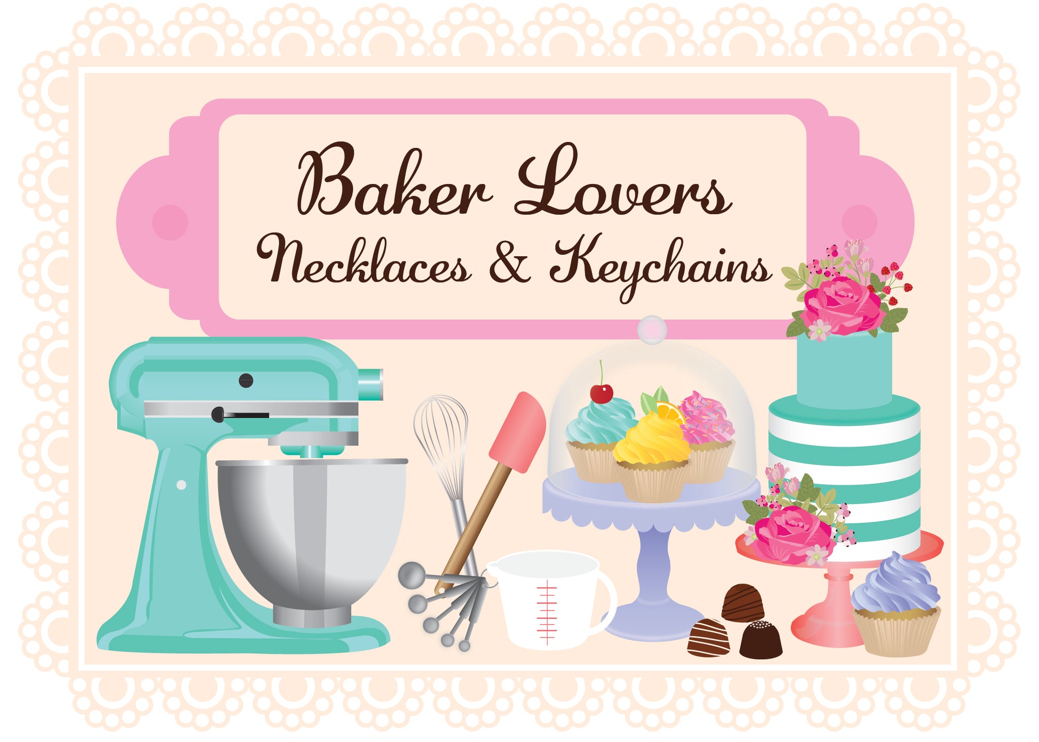 BAKER LOVERS NECKLACES-6 DESIGNS – Paradise Beach Apothecary
